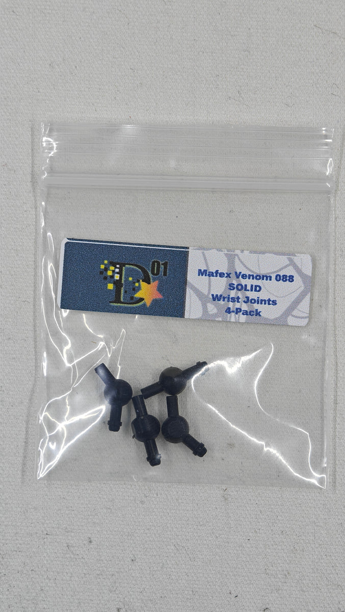 SOLID 3D Printed Mafex Venom #088 Wrist Joints (4-Pack) – Dstar Toys