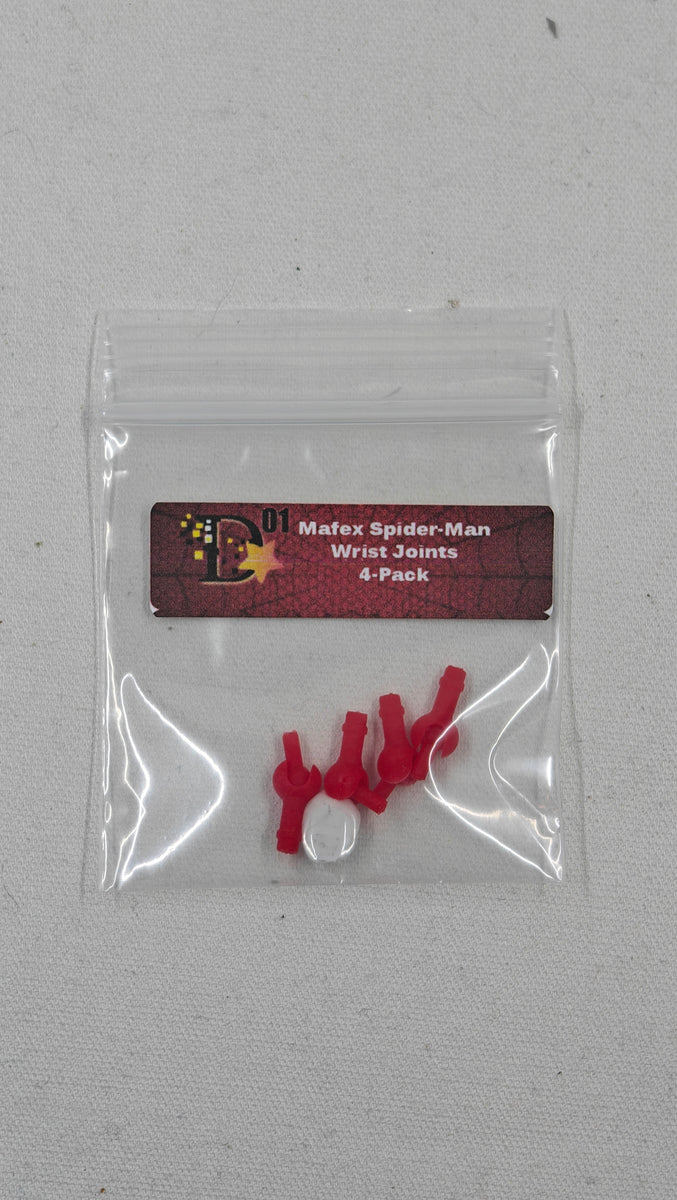 3D Printed Mafex Spider-Man #075 Wrist Joints (4-Pack) Ver. 3 – Dstar Toys